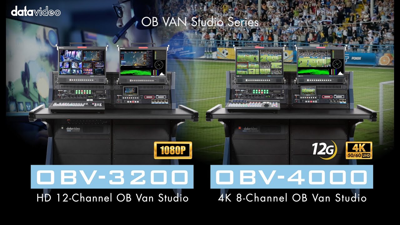 【Official】 The Ultimate 4K Broadcast Datavideo OBV-4000 4K 8-Channel ...