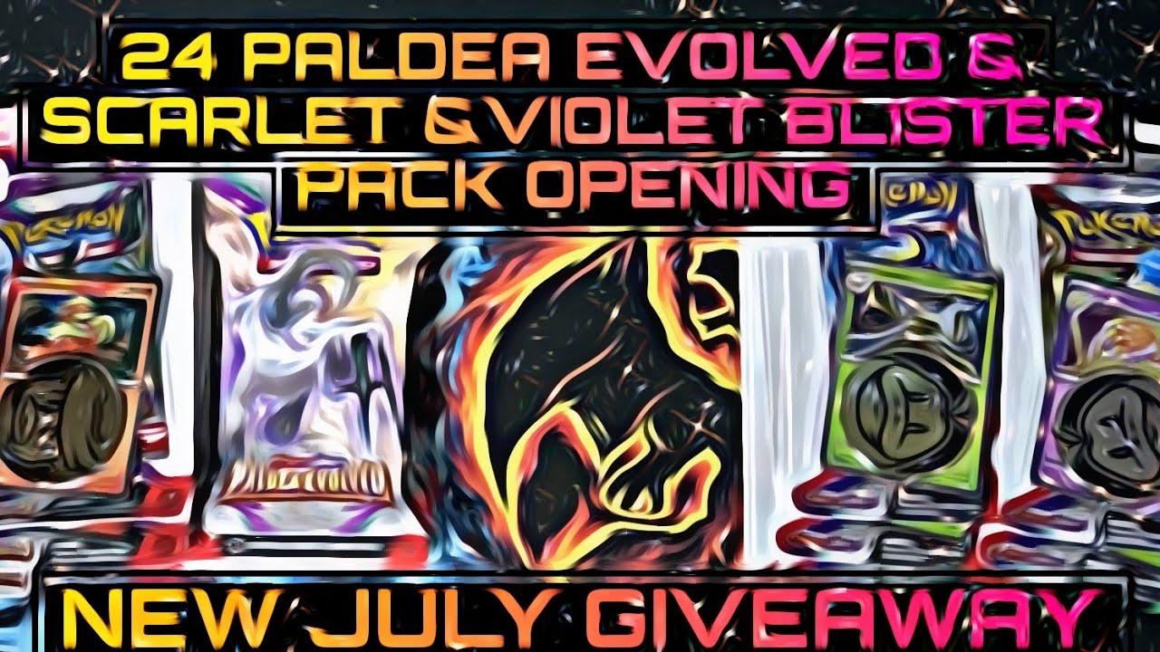 POKEMON - Opening 24 Pokémon Paldia Evolved and Scarlet & Violet ...