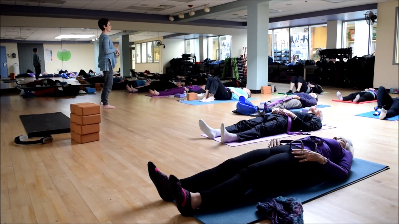 Group Exercise Classes at the Weinstein JCC - Gentle Yoga - YouTube