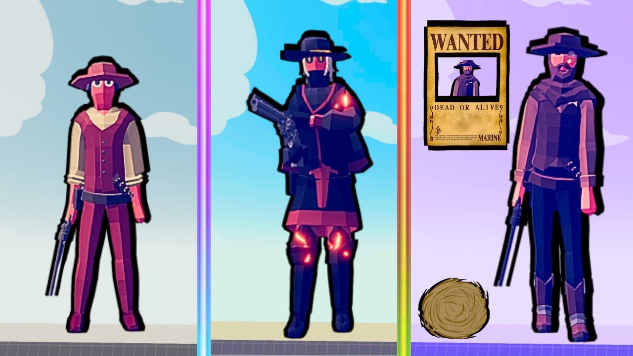 EVOLUTION OF WILD WEST GUNSLINGER | TABS - Totally Accurate Battle ...
