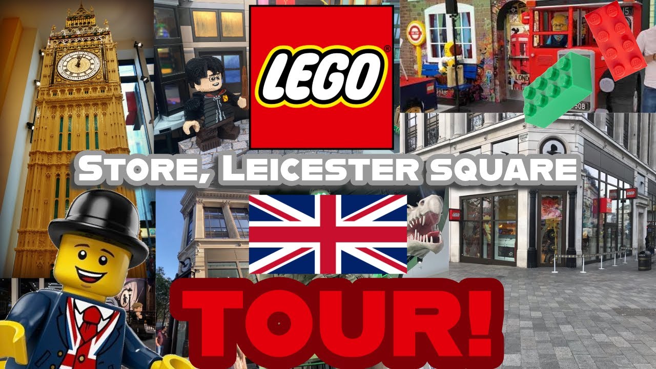 Lego store Leicester Square London! 2024 FULL SHOP TOUR! - YouTube