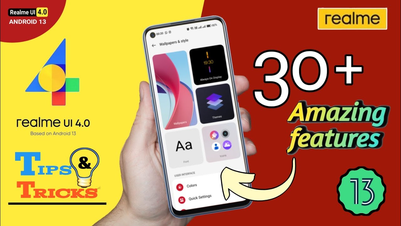 Realme UI 4.0 Android 13: Here's What's New! | Realme UI 4.0 Android 13 ...