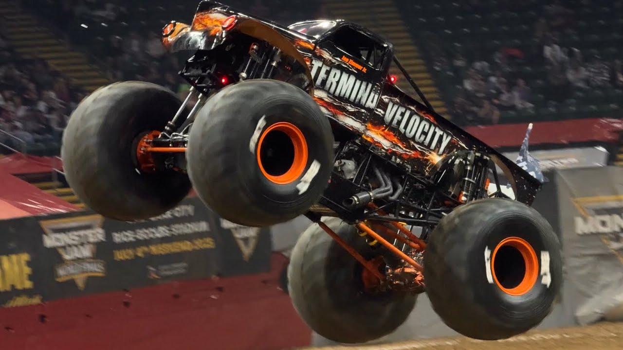 Monster Jam Dayton, OH 2024 - Show 1 HIGHLIGHTS - YouTube