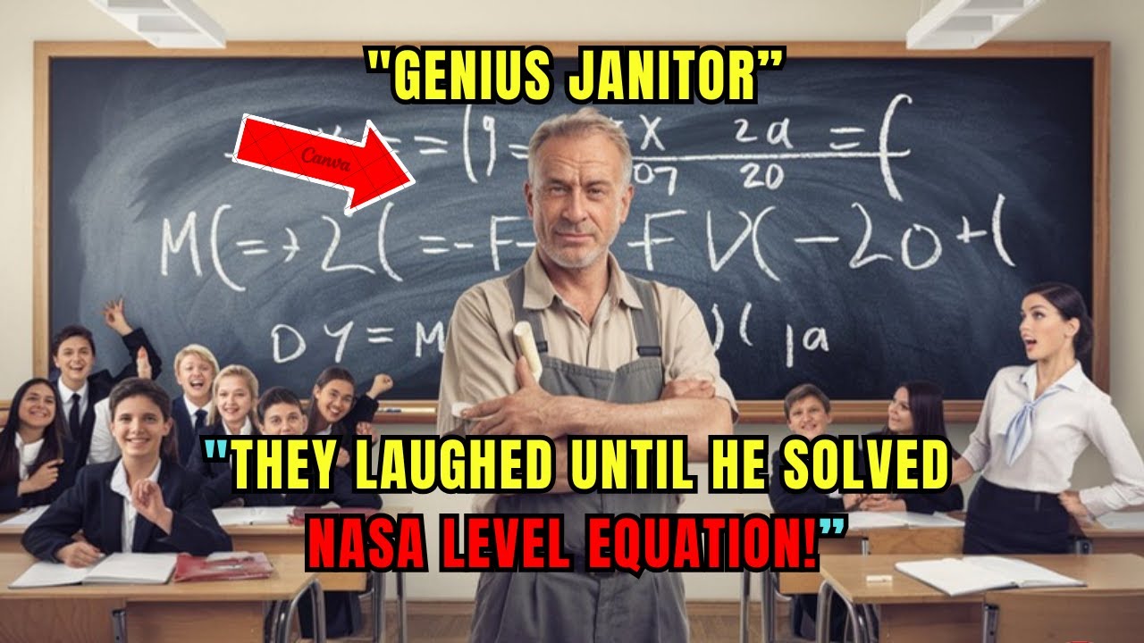 Bullies Laugh at Janitor – Until He Solves a NASA-Level Math Problem ...