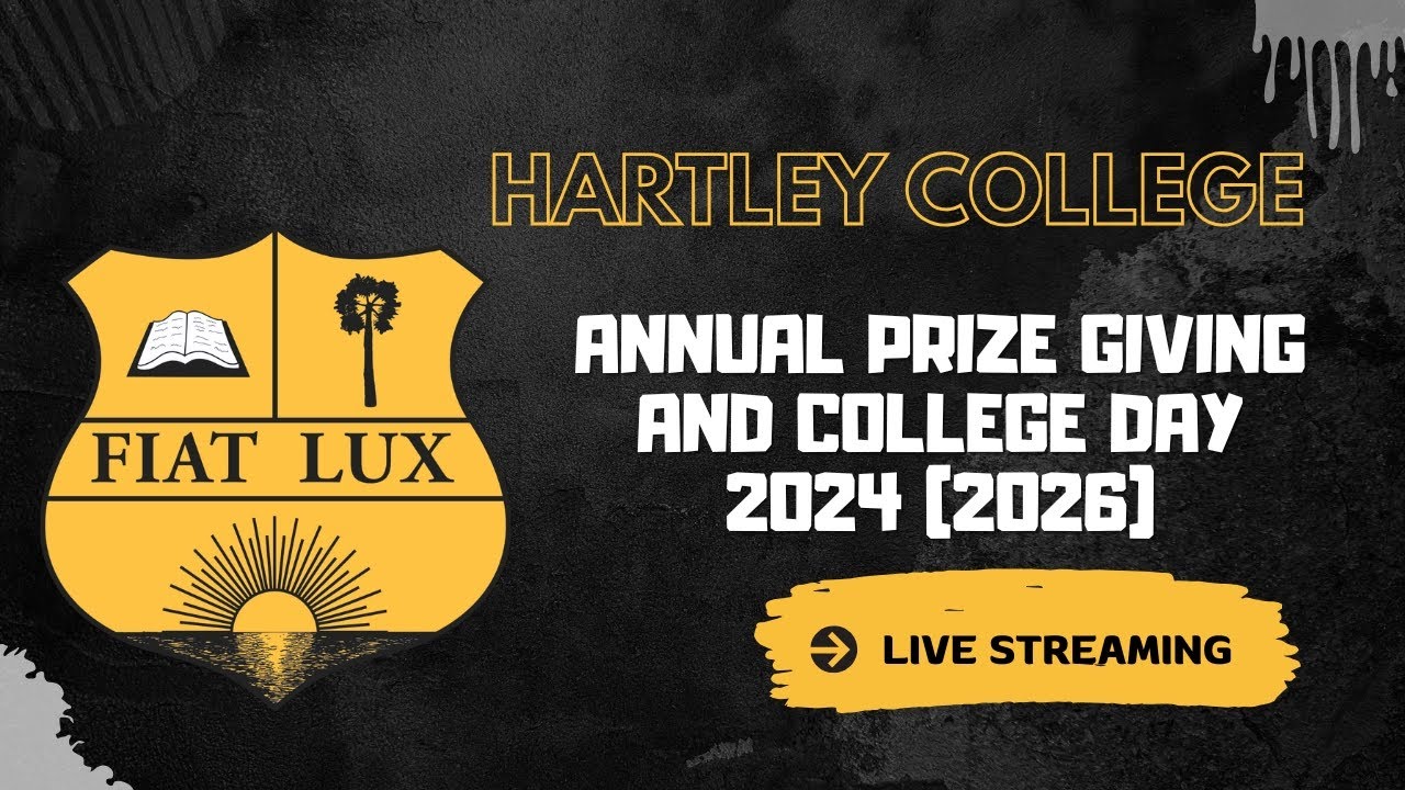 Hartley College - Annual Prize Giving and College Day 2026 - YouTube