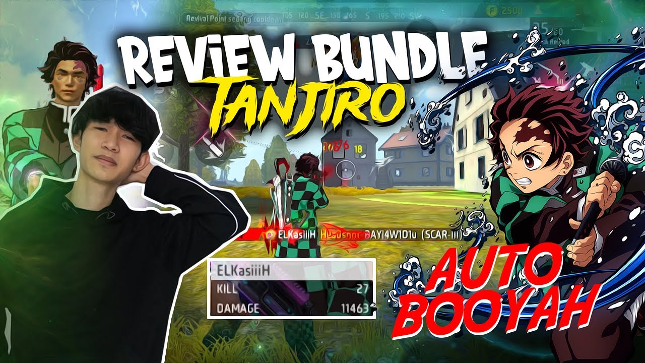 LARI ADA VVI8U !! COBAIN BUNDLE TANJIRO FREE FIRE X DEMON SLAYER - YouTube