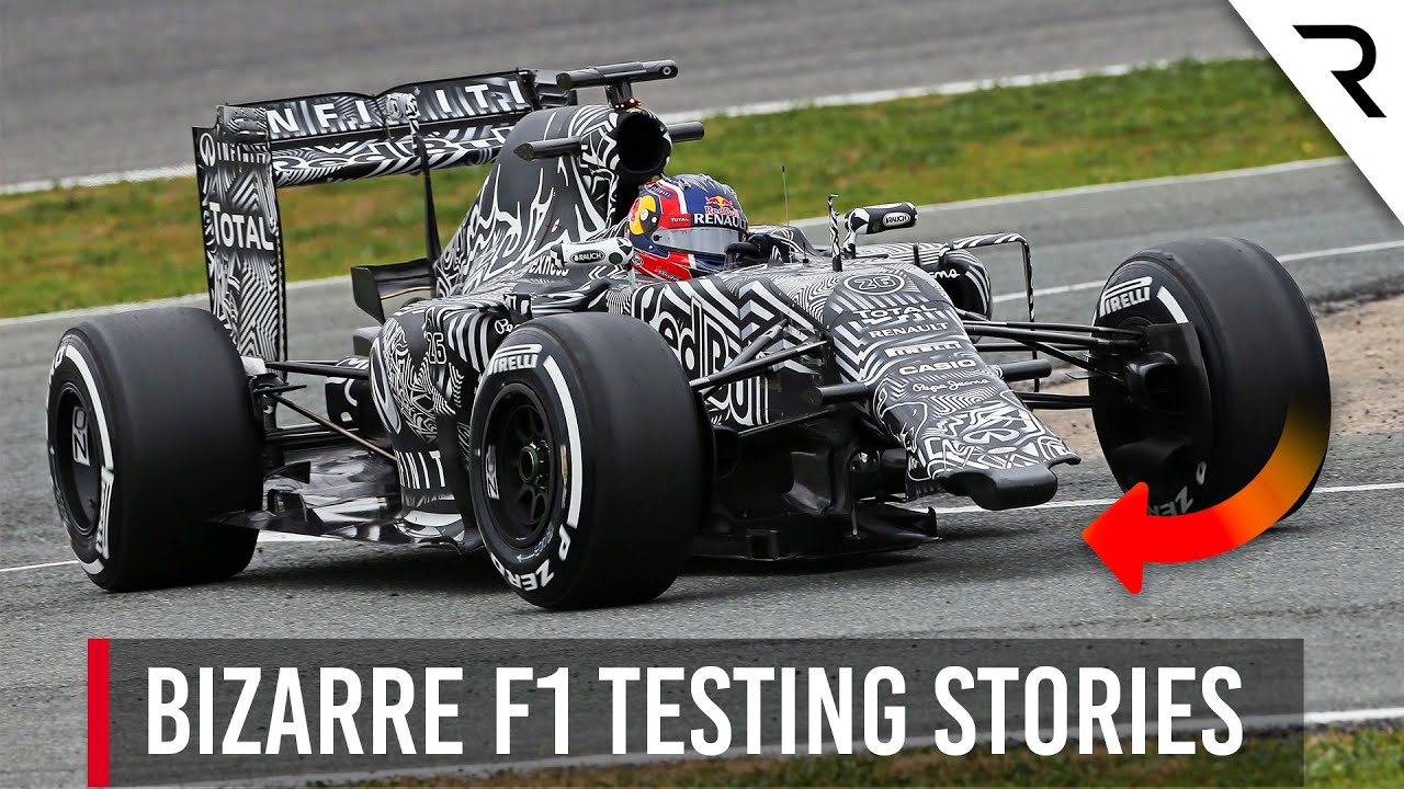 10 strange things that happened at F1 testing - YouTube
