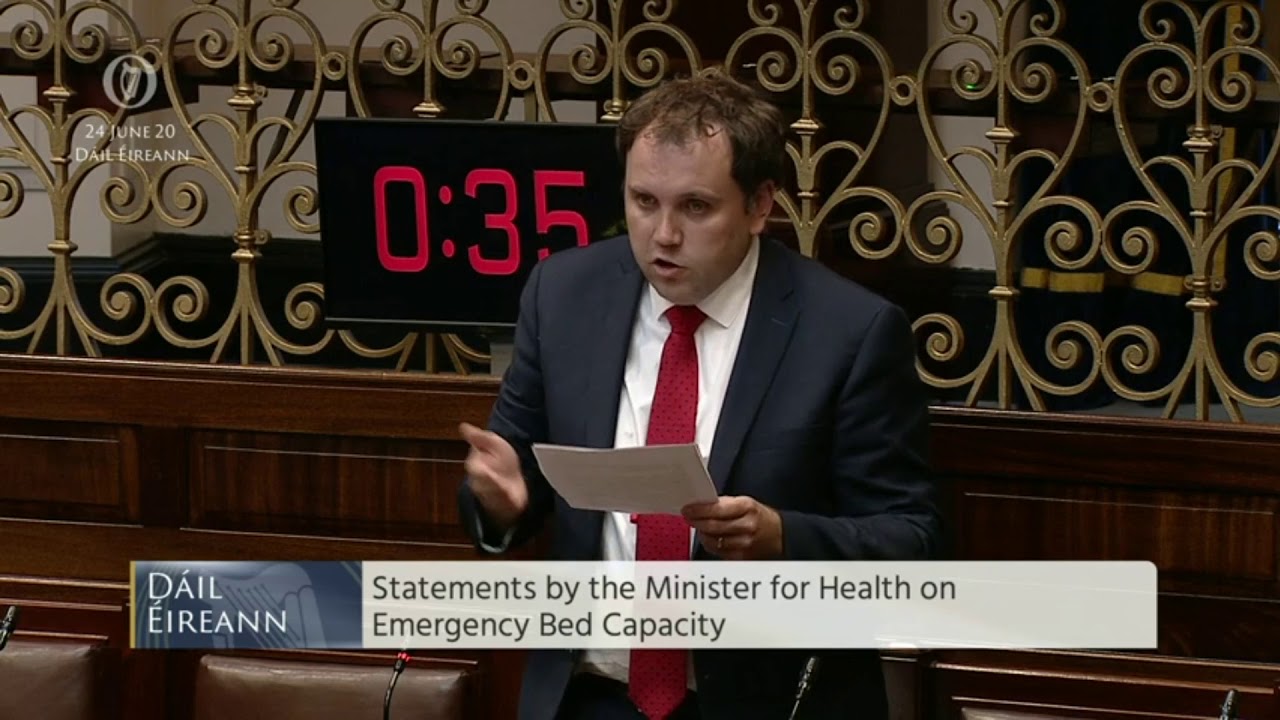 Cathal Crowe Dáil contribution on health - YouTube