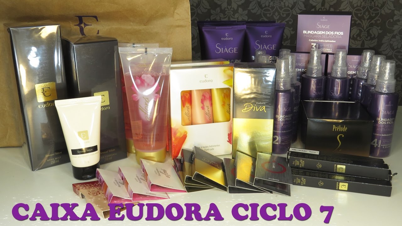 ABRINDO CAIXA DA EUDORA CICLO 7 DE 2017! - YouTube