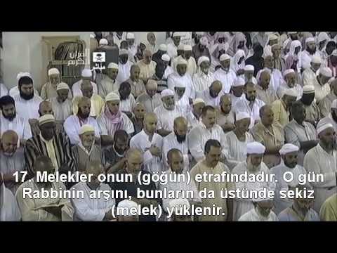 Hakka Suresi Kabe İmamı Sudais Türkçe Altyazılı Mealli