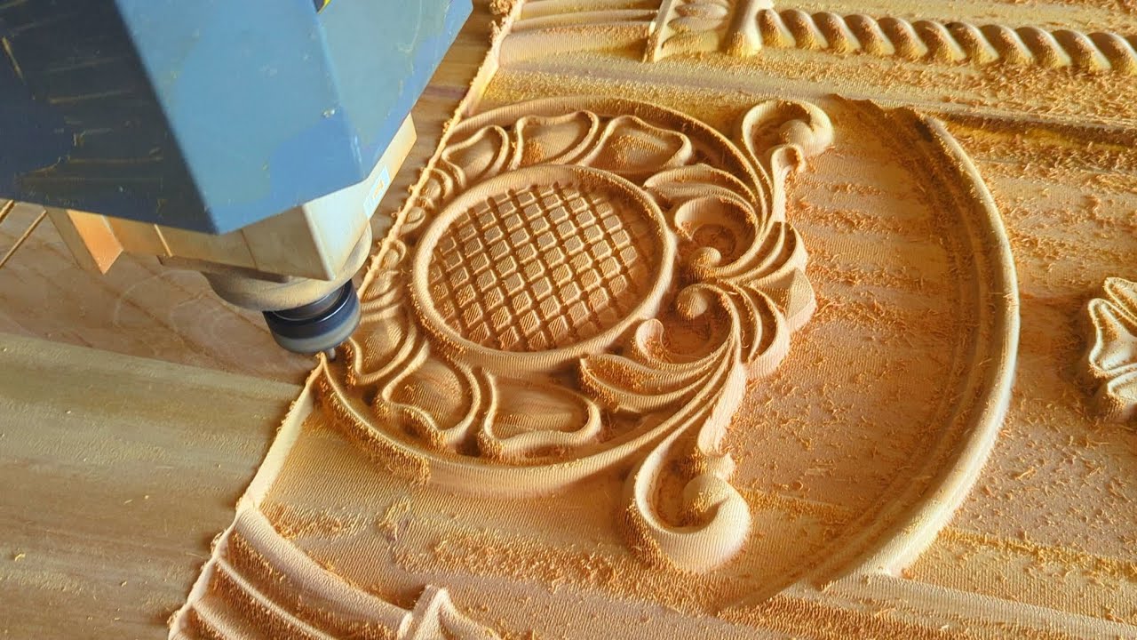 Fully Automated Wood Door Designing & Curving by 3D Machine || Wood ...