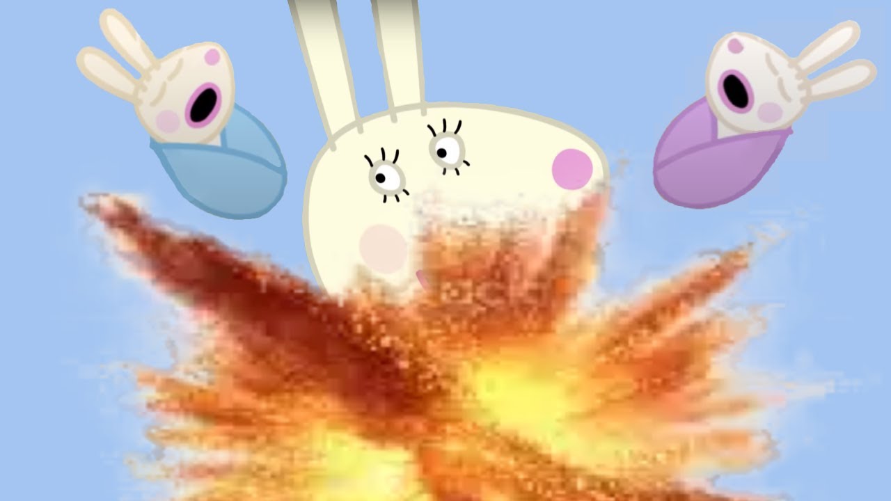 Peppa Pig Edit - Mummy Rabbit Explodes! - YouTube