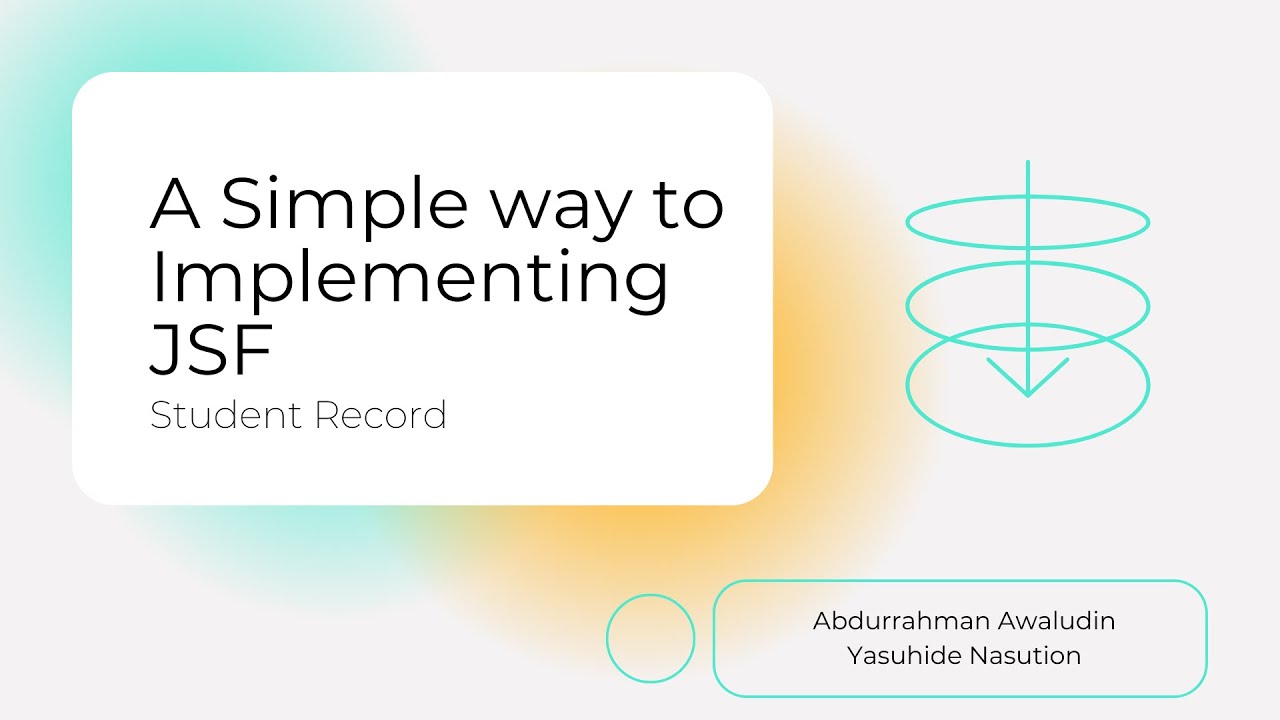 A Simple Implementing JSF | JHS - YouTube