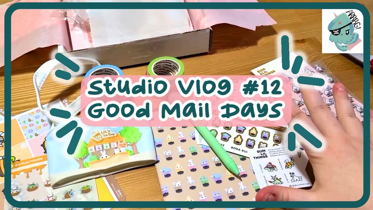 GOOD MAIL DAYS | Studio Vlog #12 - YouTube