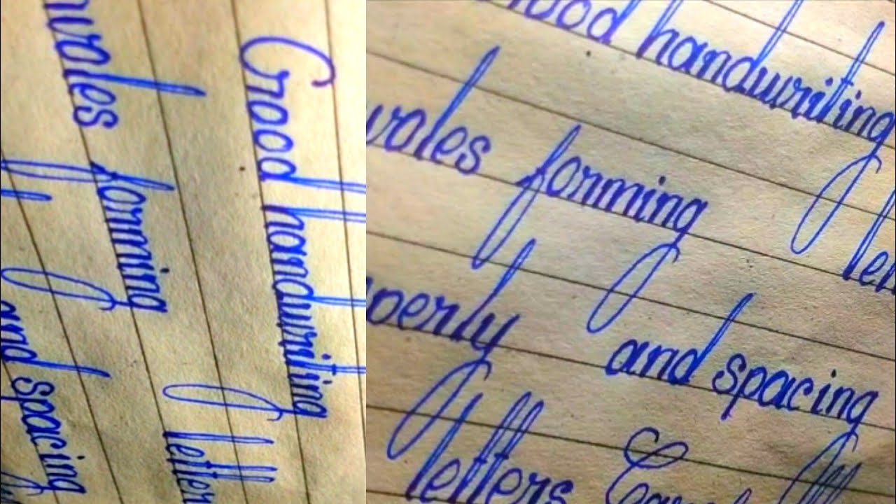 How to write fast and beautiful handwriting | speed handwriting ...