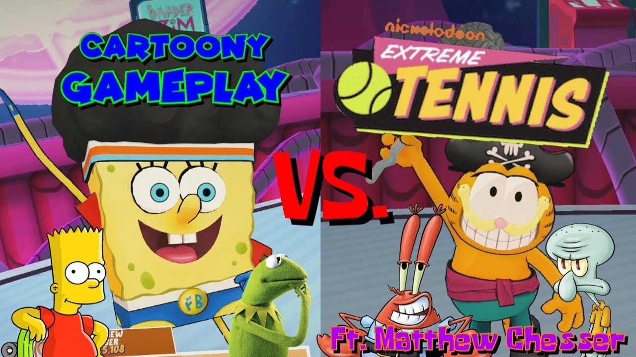 Cartoony Gameplay: Nickelodeon Extreme Tennis VS. PART (Ft. Matthew ...