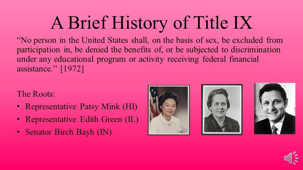 Title Ix History
