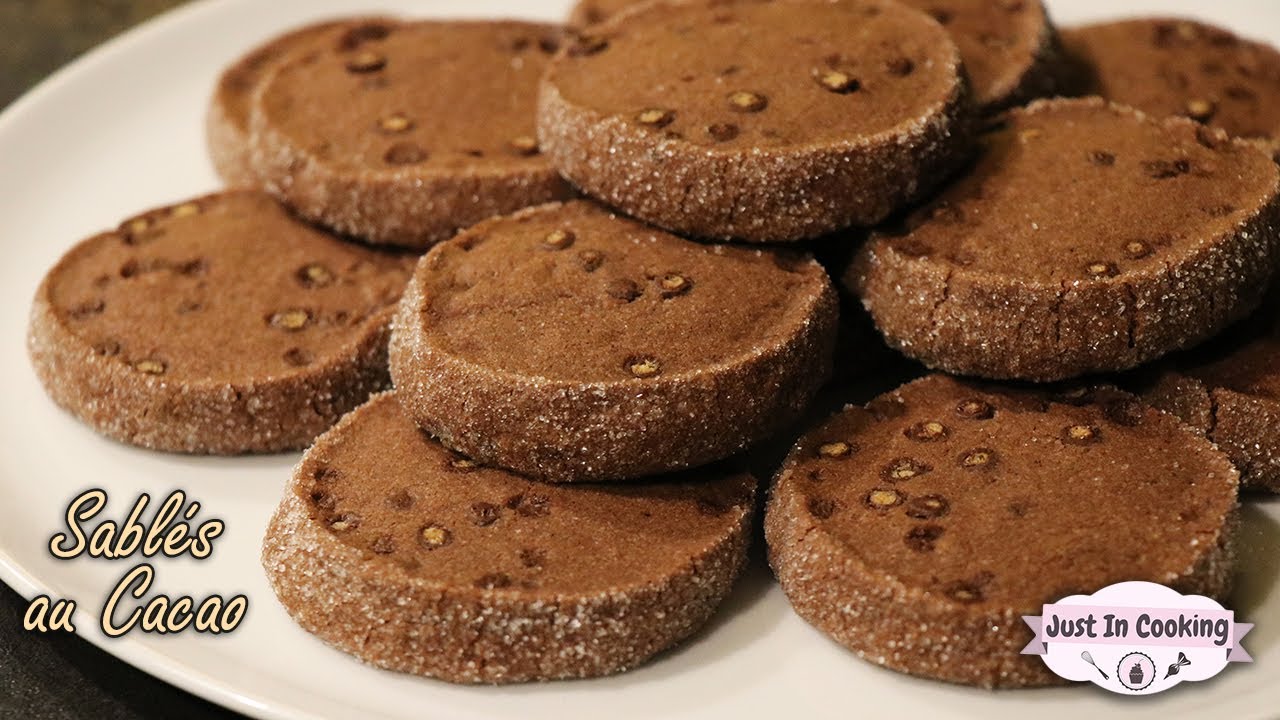Recette des Sablés Diamants au Cacao, Fève Tonka et Perles au Chocolat ...