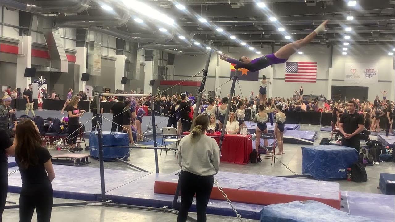 Xcel Gold 9.550 Bar Routine - Az State Competition 04/01/2023 - YouTube