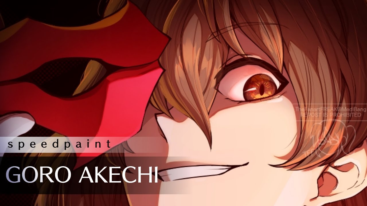 Goro Akechi - Persona 5 | Shading Speedpaint - YouTube