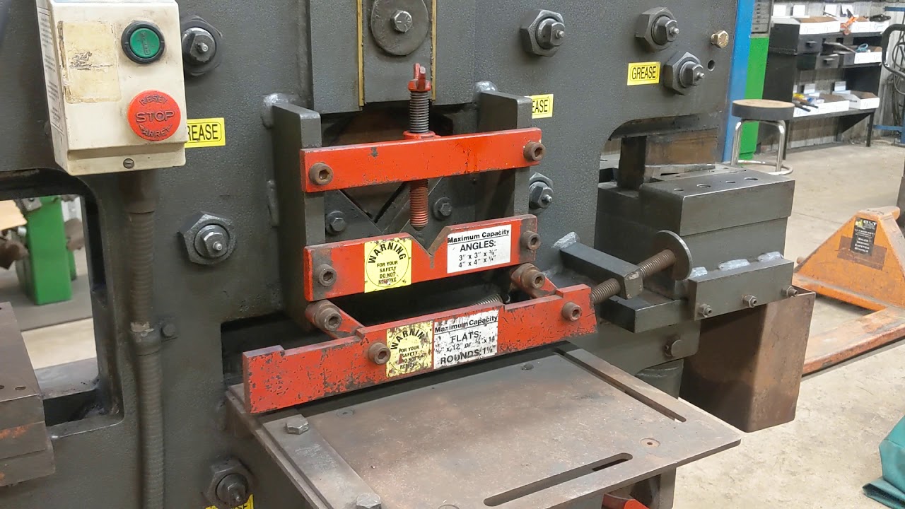 EDWARDS JAWS IV Ironworker, 55 Ton Cap. - YouTube