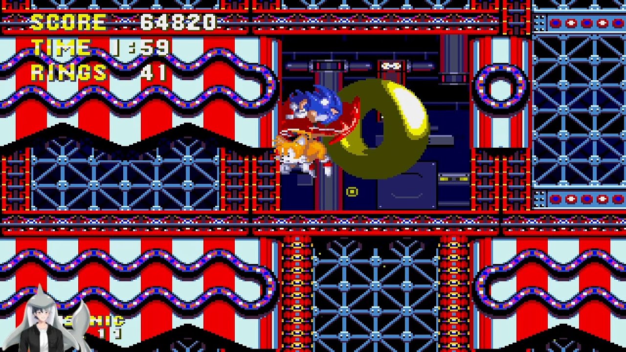 Sonic The Hedgehog 3 & Knuckles All Giant Rings Carnival Night Zone Act ...