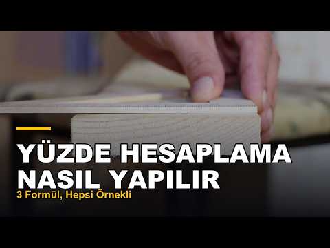 Yüzde Hesaplama Nasıl Yapılır — 3 Formül, Hepsi Örnekli
