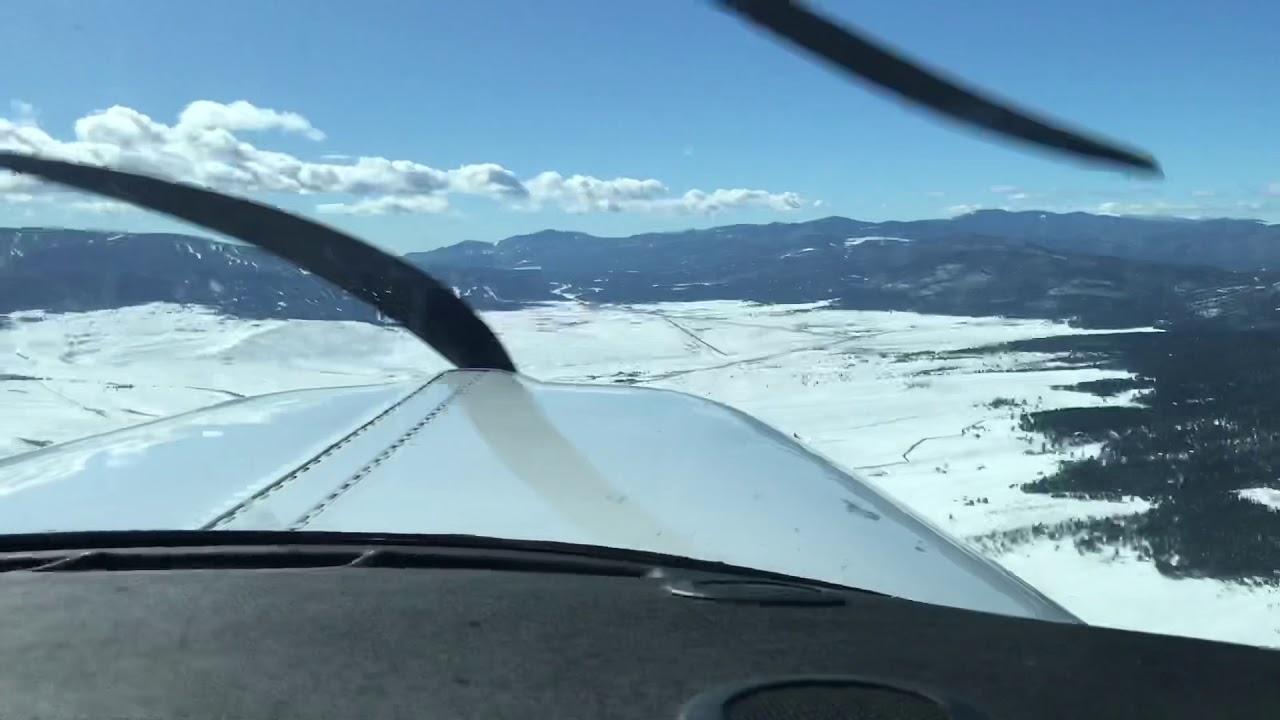Departure from Angel Fire in N7252T - YouTube