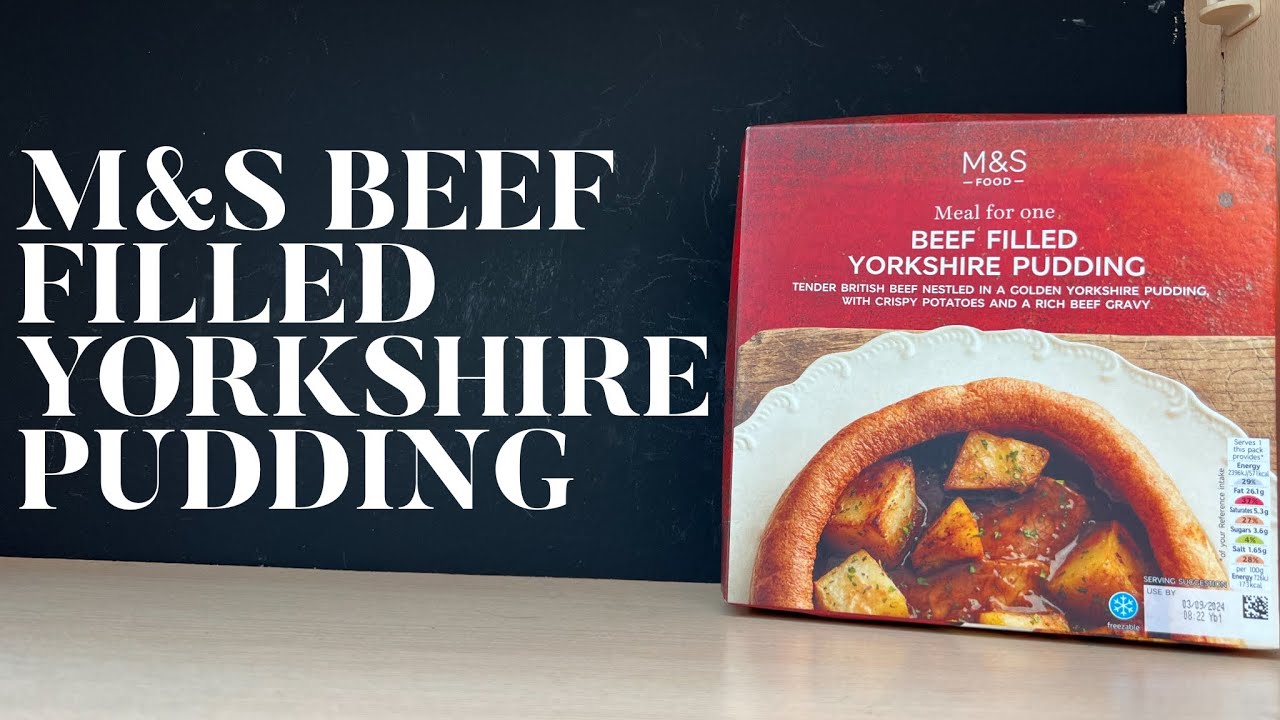 M&S Beef Filled Yorkshire Pudding Review , M&S Food Review - YouTube
