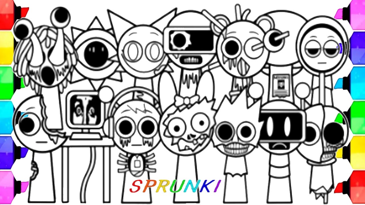 INCREDIBOX SPRUNKI Coloring pages / How to Color ( Incredibox Sprunki ... INCREDIBOX SPRUNKI Coloring pages / How to Color ( Incredibox Sprunki ...