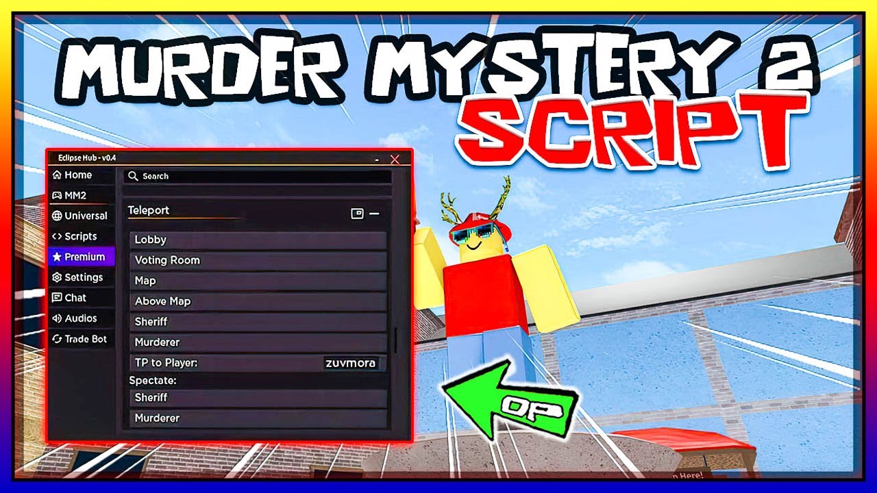 *TOP* Murder Mystery 2 Script [2023] Very OP - YouTube