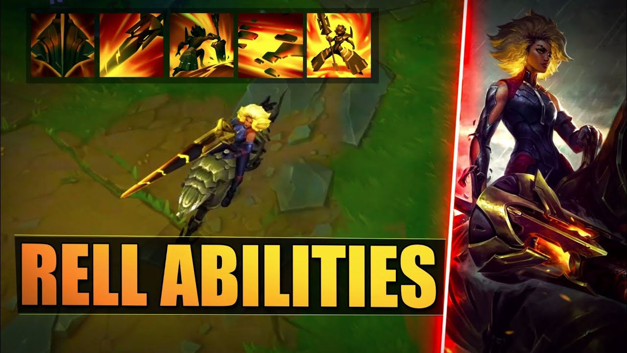 RELL ABILITIES GAMEPLAY SPOTLIGHT EXPLAINED - League of Legends New ...