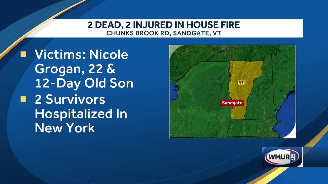 12-day-old baby, mother killed after house fire in Sandgate, Vermont ...