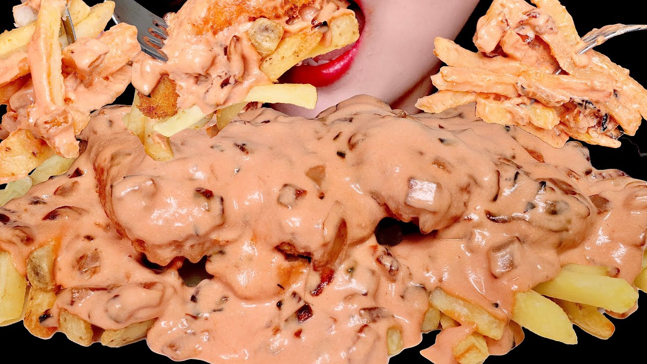 ASMR MUKBANG ANIMAL STYLE FRIES 애니멀 스타일 프라이즈 EATING SOUND 먹방 + RECIPE ...