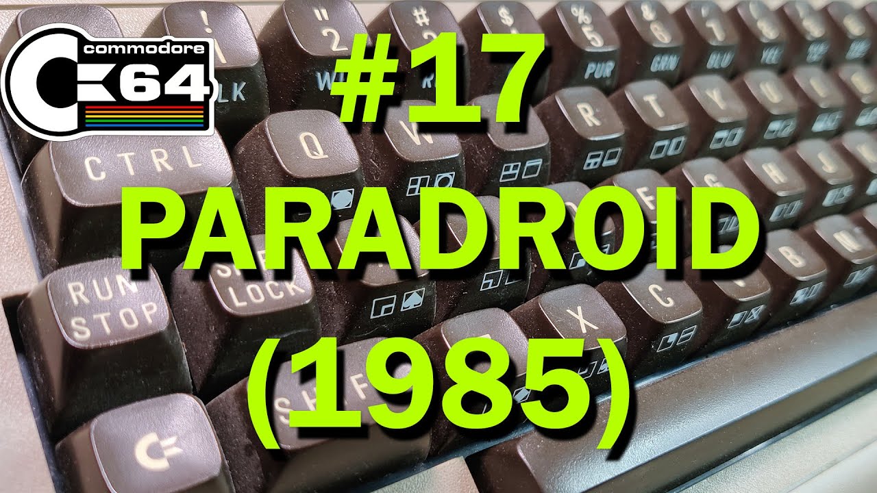 #17 Paradroid (1985) - Commodore 64 - 40 Years 40 Games - YouTube