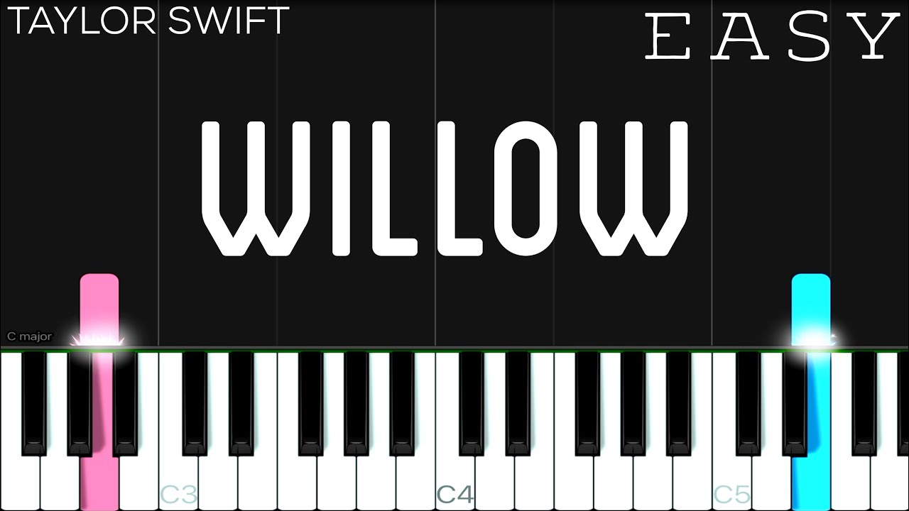 Taylor Swift - willow | EASY Piano Tutorial - YouTube