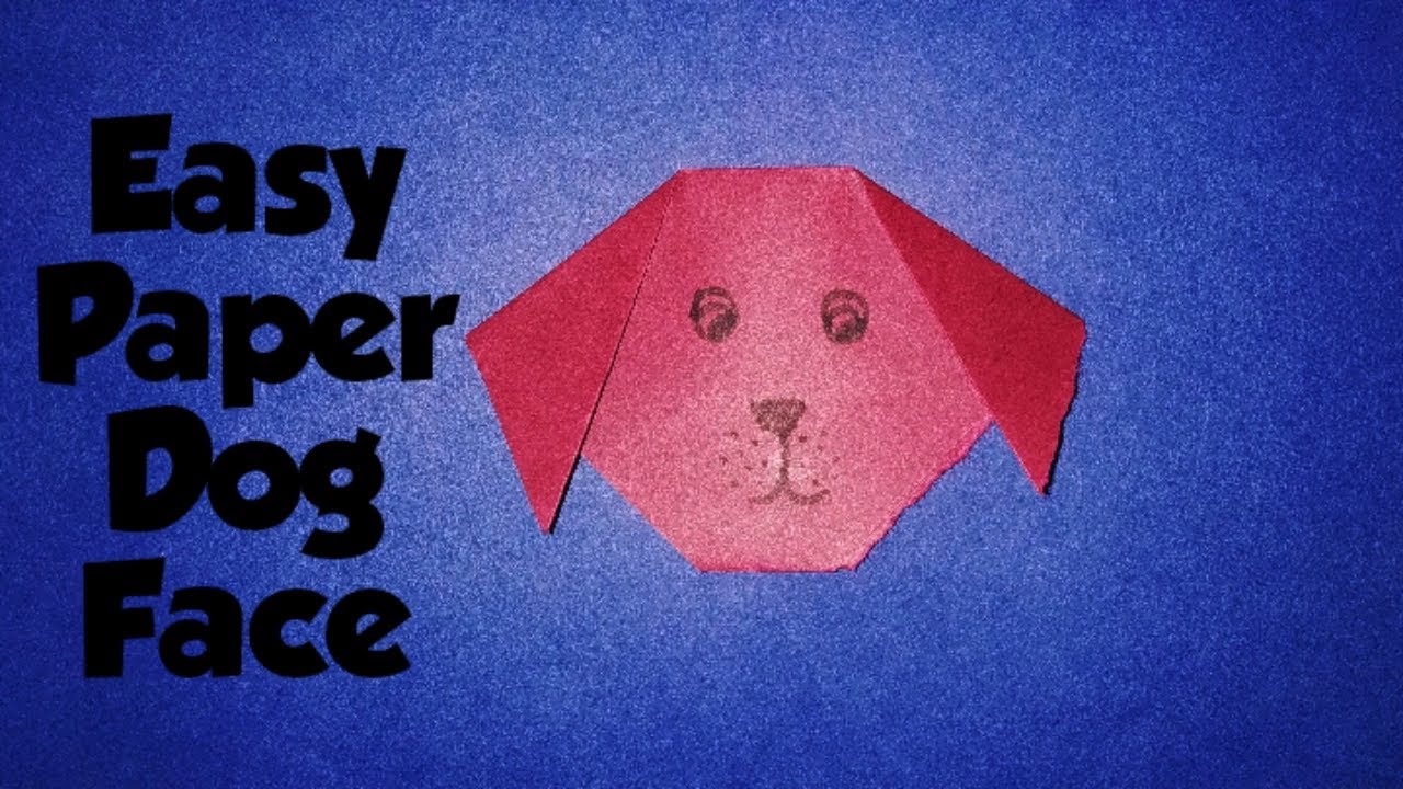 How to make origami dog 🐶 | How to make paper dog |Dog face - YouTube