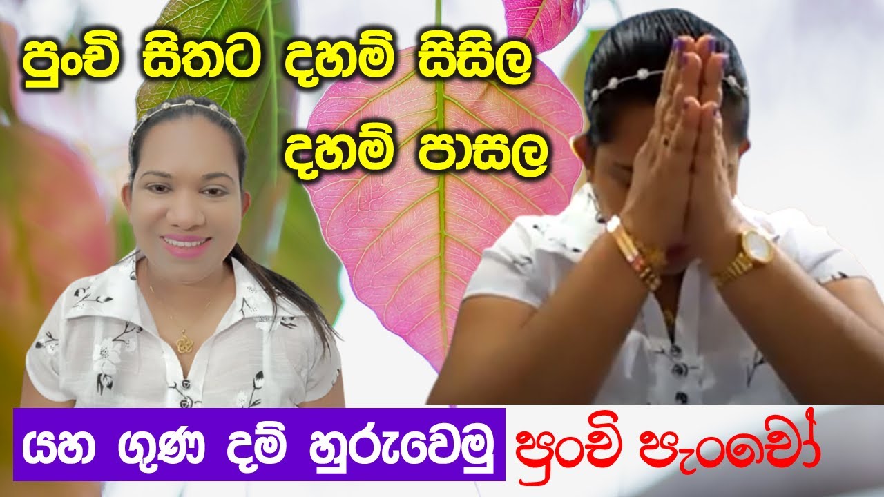 යහ ගුණ දම් හුරුවෙමු Punchi Pancho Daham Pasala Surangi Teacher Amma ...