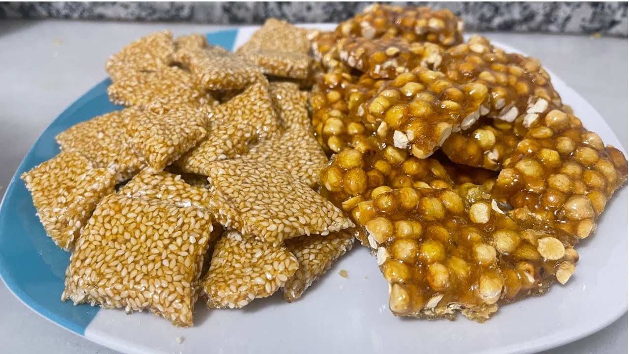 2 ways chikki recipes with sugar || til chikki, chana chikki ||best ...