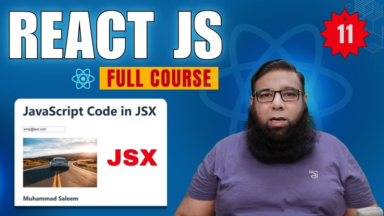 React Js Tutorial 11 🔥 Learn How To Write Javascript Code In React