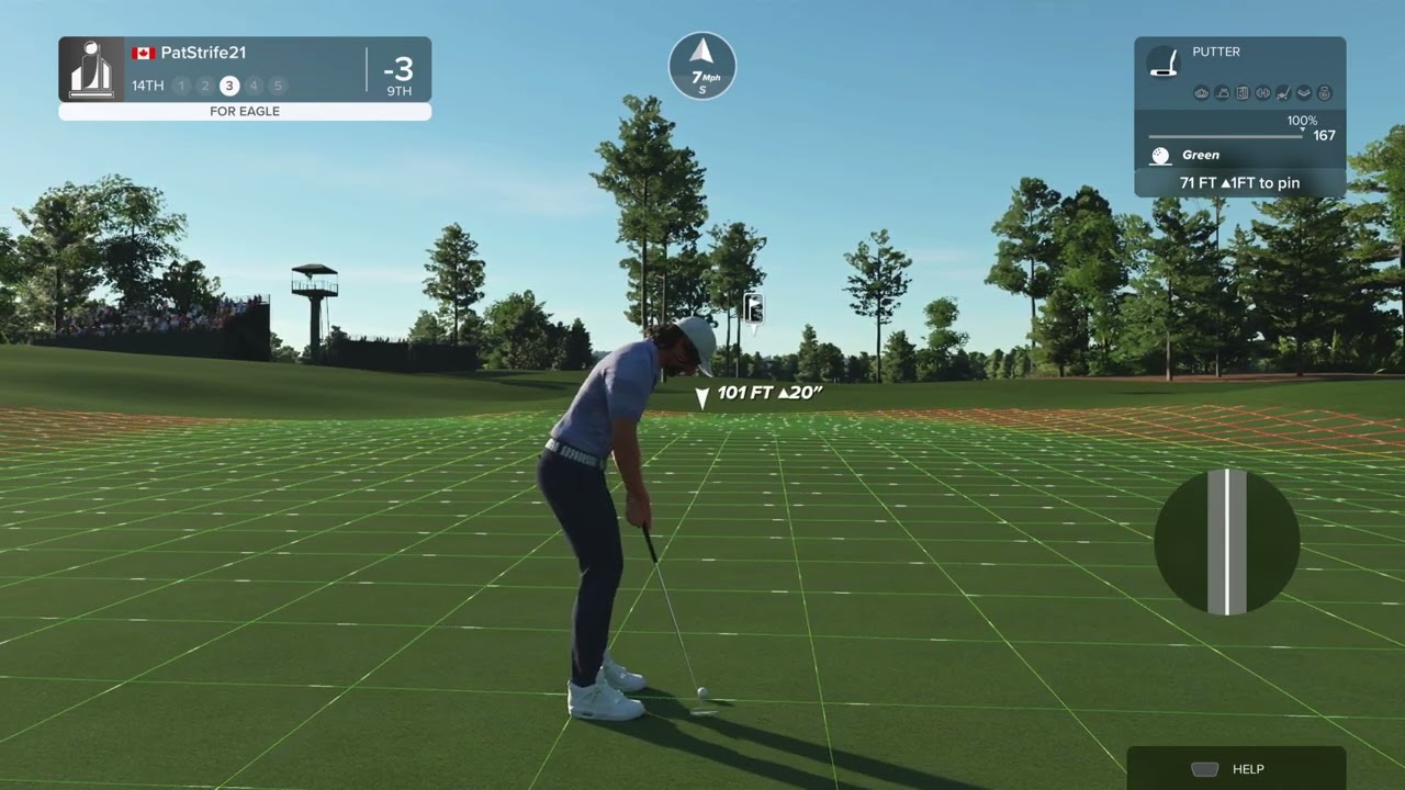 First Long Putt of 2K23 - YouTube