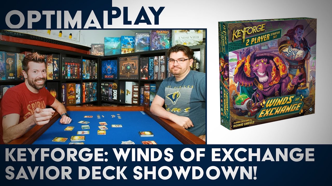 Keyforge: Winds of Exchange Playthrough - Game 2 | Optimal Play - YouTube