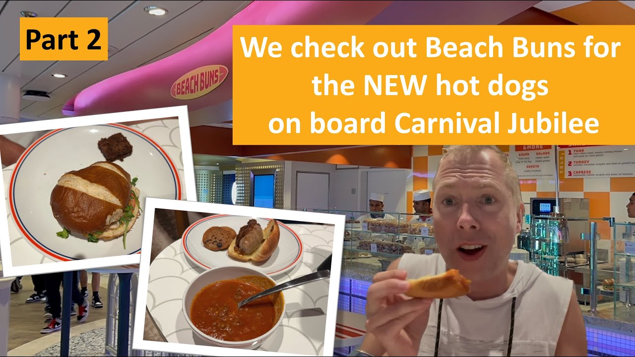 Carnival Jubilee Beach buns exclusive content: we try the Italian ...
