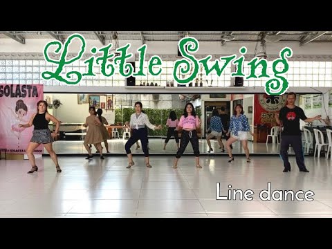 A Little Swing line dance (Rachael McEnaneny - White) - YouTube