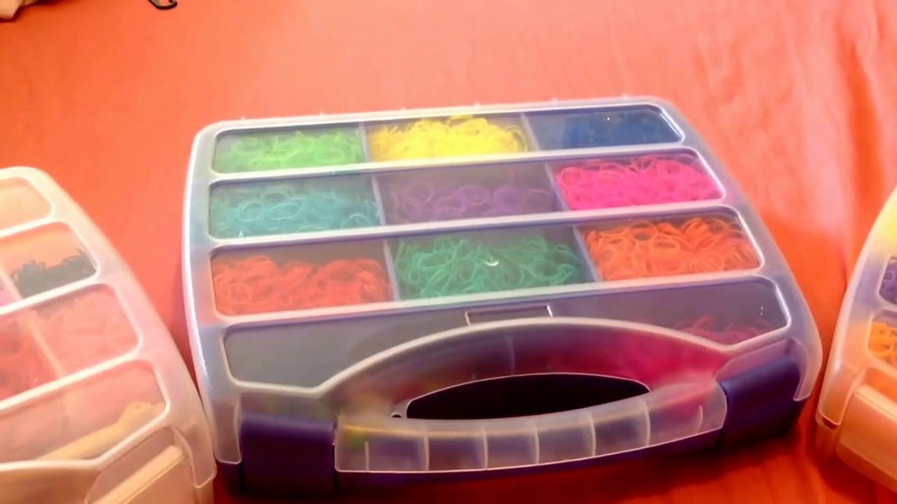 Loom band storage - YouTube