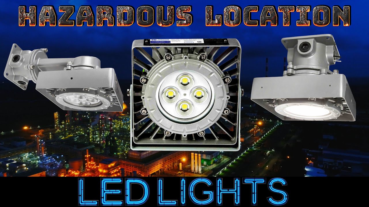 LED Lighting for Hazardous Locations Paint Booth Approved - YouTube