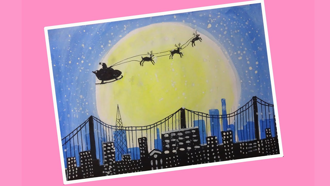 How To Paint A Christmas Scenery Step By Step Easy Christmas how-to-paint-a-christmas-scenery-step-by-step-easy-christmas