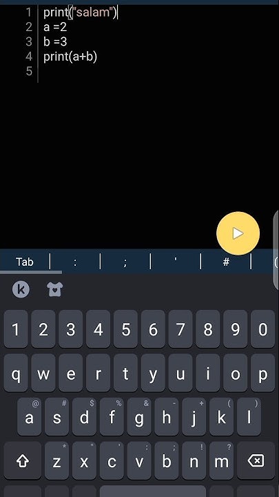 How To Run Python Programs In Android Phone | #cse #android # ...