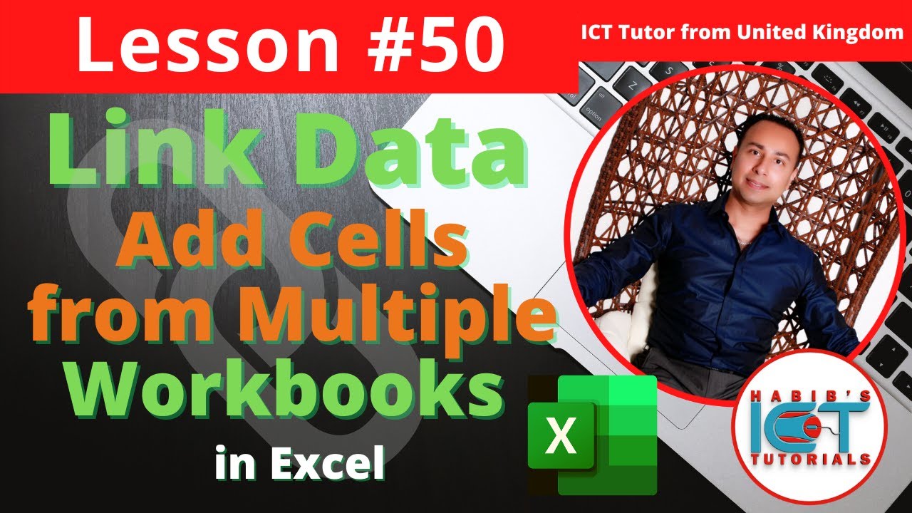 Lesson 50 How To LINK Data And ADD Up Cells From A DIFFERENT WORKBOOK lesson-50-how-to-link-data-and-add-up-cells-from-a-different-workbook