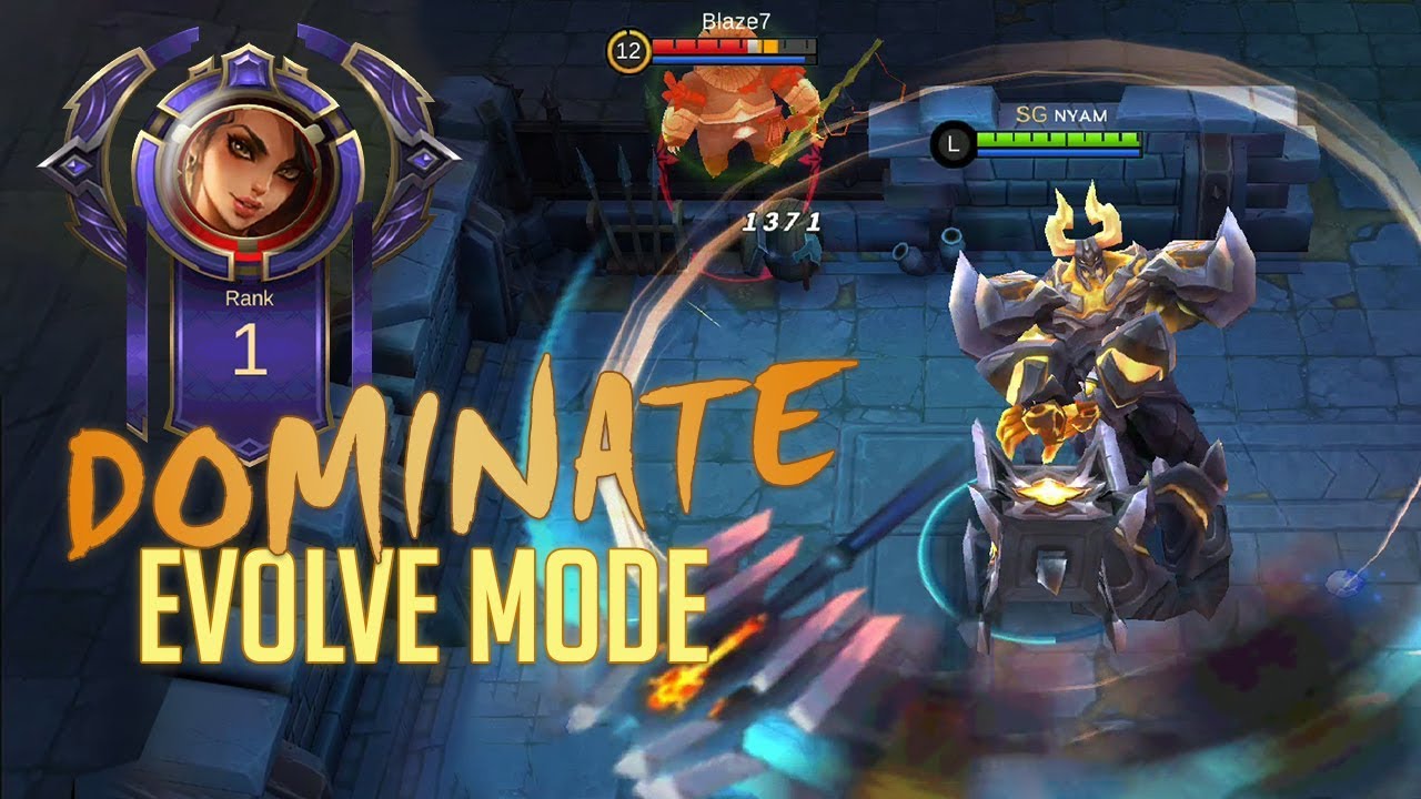 DOMINATE IN EVOLVE MODE | MLBB GAMEPLAY - YouTube